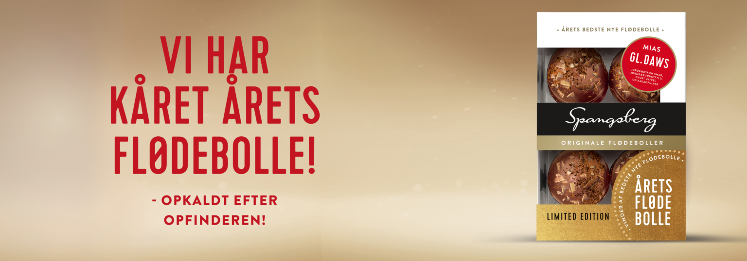 Årets flødebolle - Spangsberg Chokolade